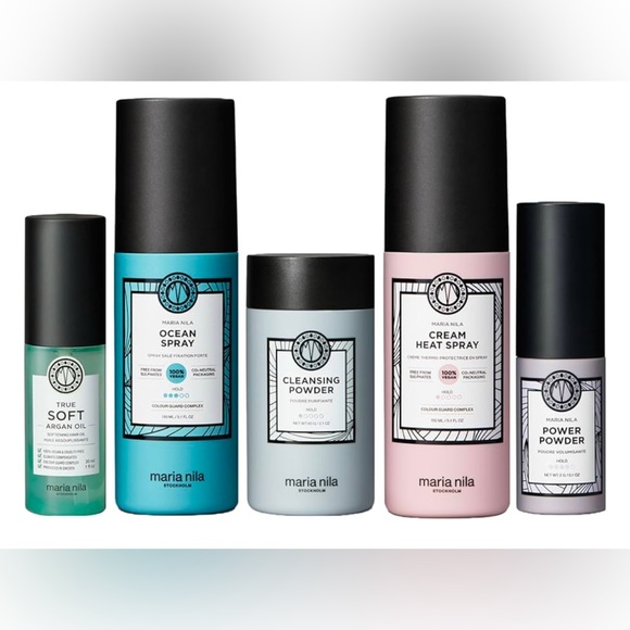 Hair | Maria Nila The Styling Beauty Bag 5 Styling Products Value 15 ...